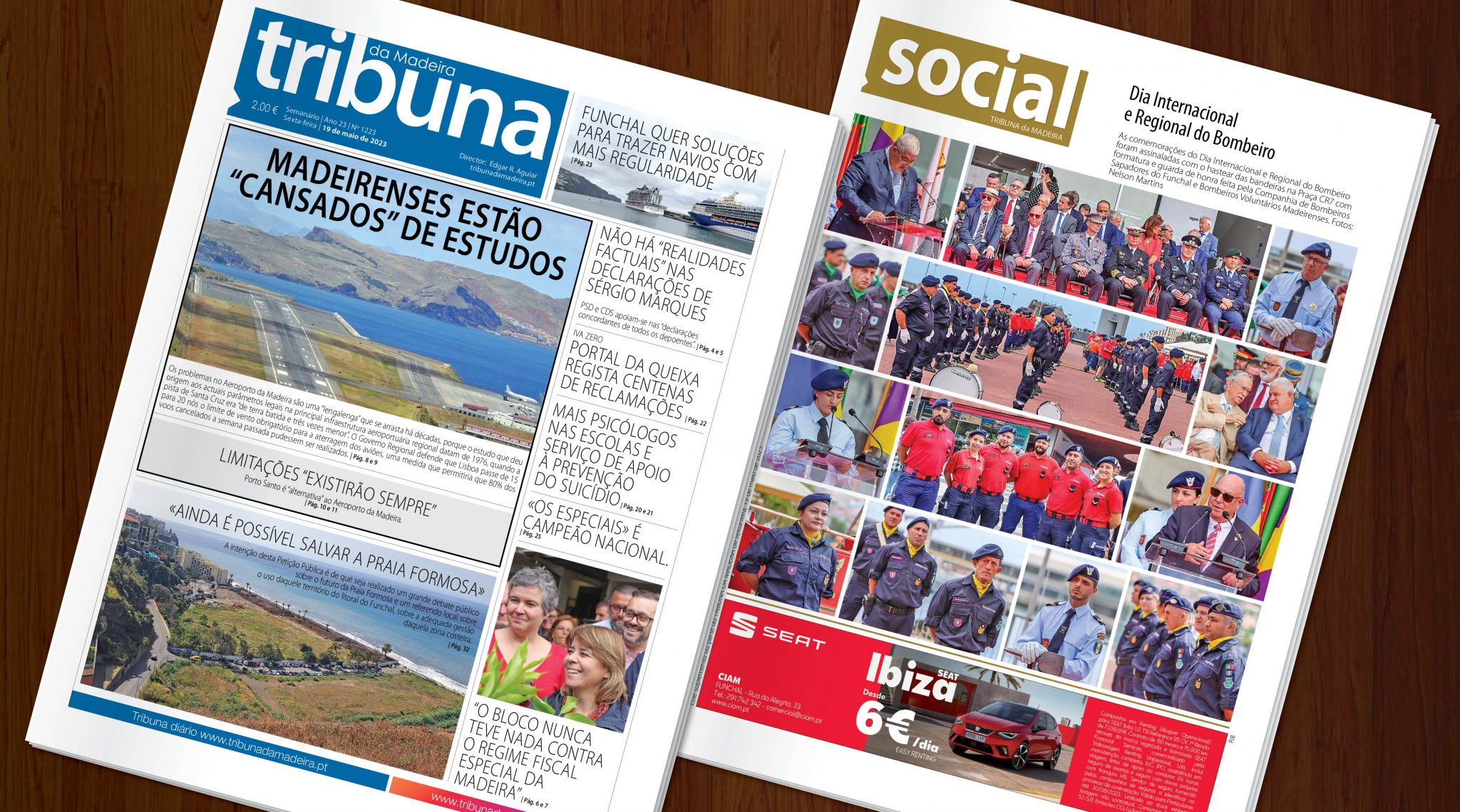 Nas bancas a edição 1223 do Tribuna da Madeira – Tribuna da Madeira