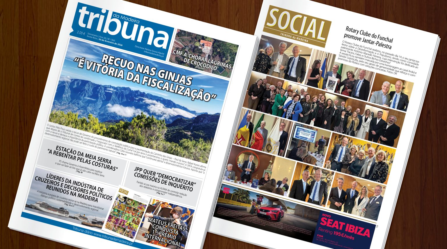 Nas bancas a edição 1365 do Tribuna da Madeira – Tribuna da Madeira