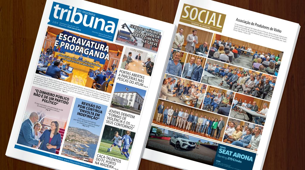 Nas bancas a edição 1379 do Tribuna da Madeira – Tribuna da Madeira