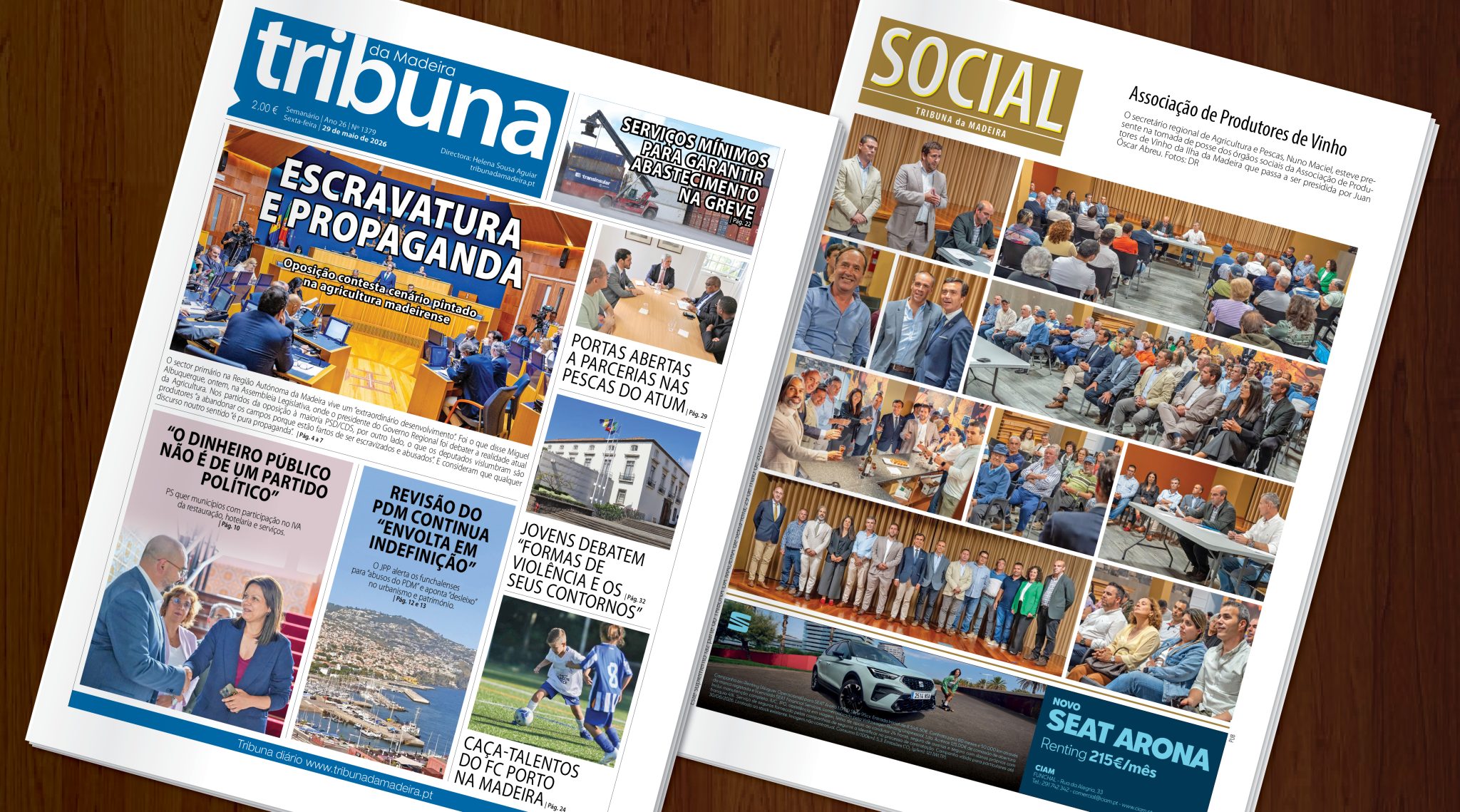 Nas bancas a edição 1379 do Tribuna da Madeira – Tribuna da Madeira